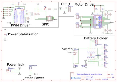 Jetson Orin Nano Expansion Board EasyEDA Open Source Hardware Lab