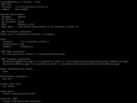 Netsdke E On Debian Only Sdk Dotnet Sdk Preview X Deb Installing Failed