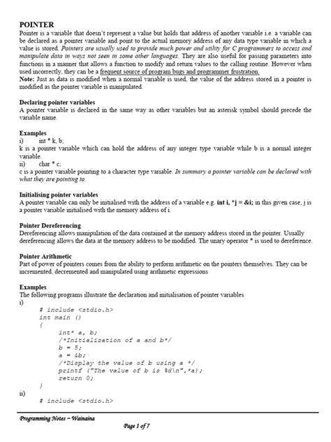 Pointers and User Defined Types | PDF | Pointer (Computer Programming) | Data Type