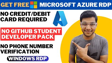 How To Create Free Microsoft Azure RDP Get Free Microsoft Azure RDP