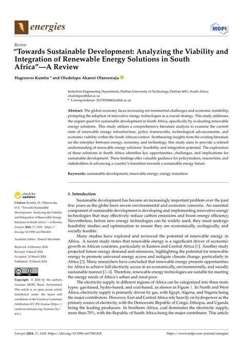 Pdf Towards Sustainable Development Analyzing The Viability And