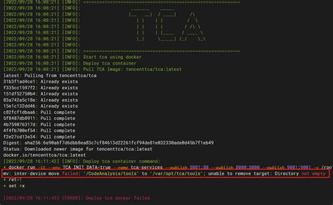 Docker部署更新版本时，遇到报错 · Issue 641 · Tencentcodeanalysis · Github