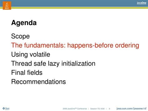 Ppt The Java™ Memory Model The Building Block Of Concurrency