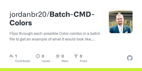 Batch Cmd Colorscolors By Textbat At Main · Jordanbr20batch Cmd