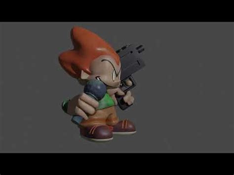 STL File Pico From Friday Night Funkin Pico From FNF Fanart MF D Printing Idea To