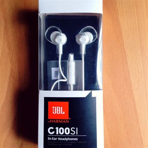 JBL C SI In Ear Headphone With Mic White Audio Headphones Headsets On Carousell