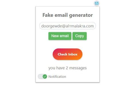 Sınırsız Fake Mail Alma