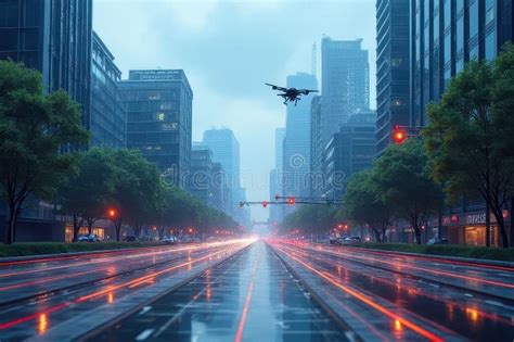 Smart Surveillance And Safety Technologies In Today S World Stock Illustration Illustration Of