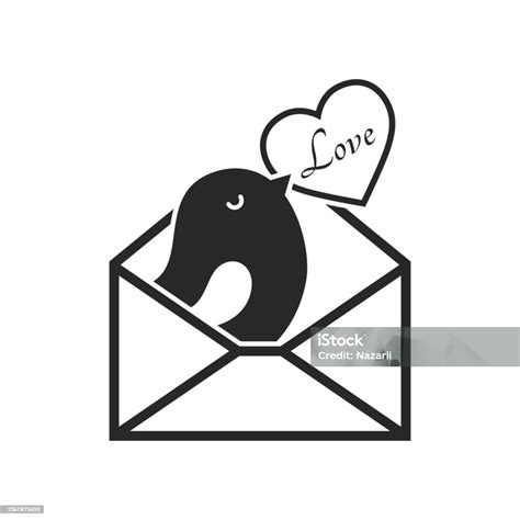 사랑 메시지와 봉투에 새 발렌타인 디자인 요소 러브 메시지 기호 2월에 대한 스톡 벡터 아트 및 기타 이미지 2월 개념 공휴일 Istock