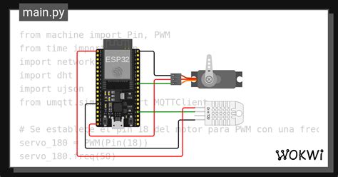 Servo Dht22 Py Joel Wokwi Esp32 Stm32 Arduino Simulator