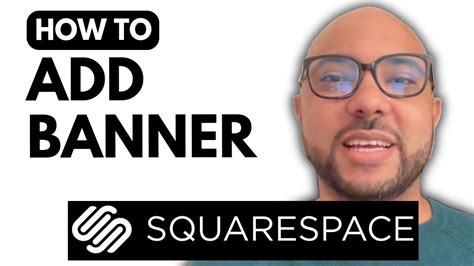 How To Add A Banner In Squarespace Youtube