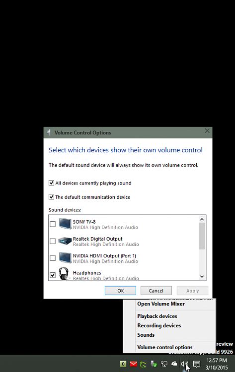 Sound Output Made Easier Windows 10 Forums