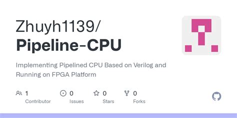 Github Zhuyh1139pipeline Cpu Implementing Pipelined Cpu Based On