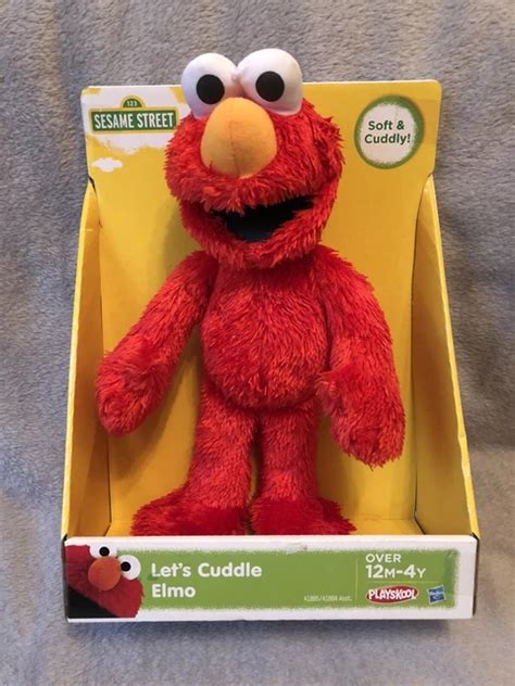 Playskool Elmo Lets Cuddle 10” Sesame Street Cbeebies Plush Toy Doll £