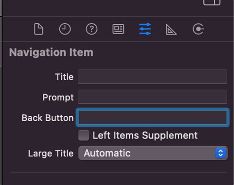 IOS Swift How To Remove Top Bar Back Button S Back Text Stack Overflow