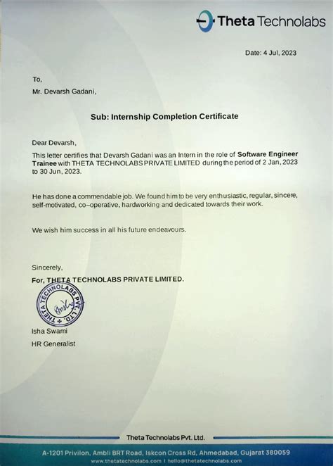 devarsh gadani posted on linkedin
