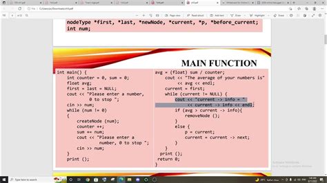 Data Structures Ch5 Linked List Exercise And Classes Youtube