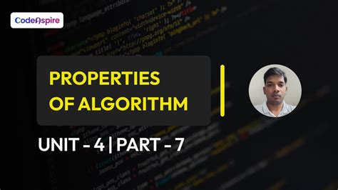 Properties Of Algorithm Principles Of Programming Bca Btech Mca