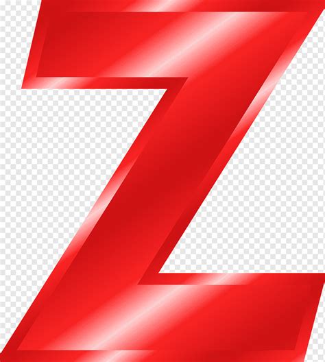 Alfabeto Z Abc Letra Carácter Alfabético Mayúscula Rojo