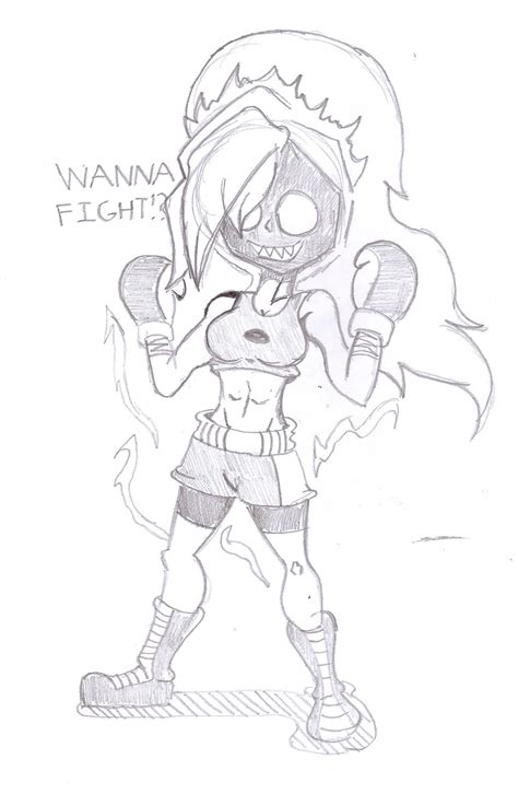 Cartoon Female Boxing On Female Boxing Deviantart