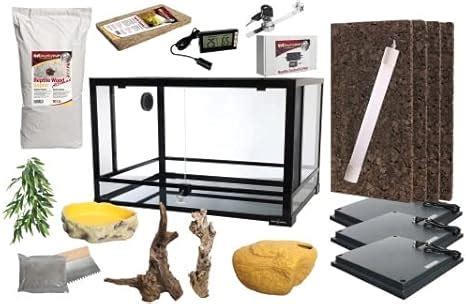 Mands Reptilien Komplettset Für Königspythons 150x60x60cm Terrarium