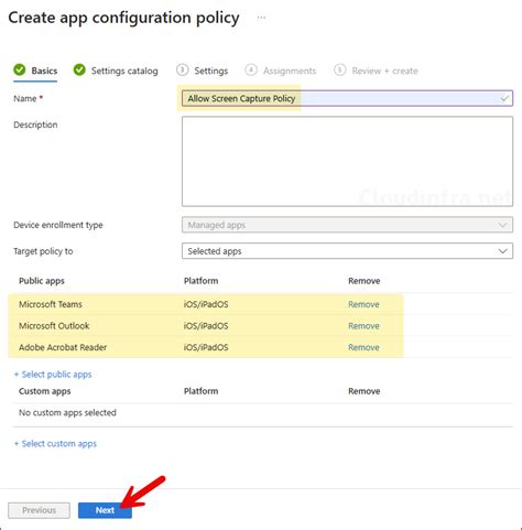 Allow Screen Capture In Ios Intune Managed Apps