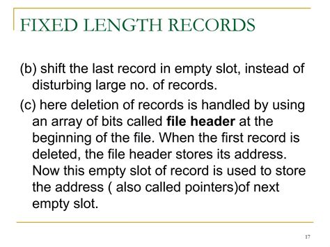 File Organization And Indexing Ppt Databases Computer Software