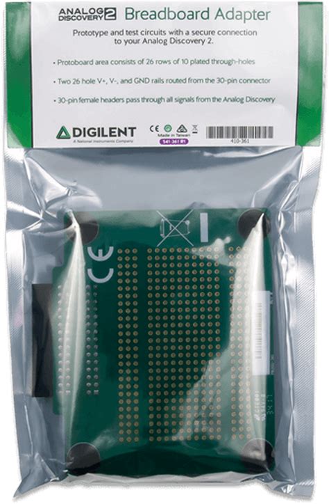 Breadboard Adapter For Analog Discovery Breadboard Kartı