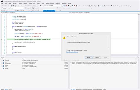 C Cocossharp Division By Zero Error Cctmxtiledmap Stack Overflow