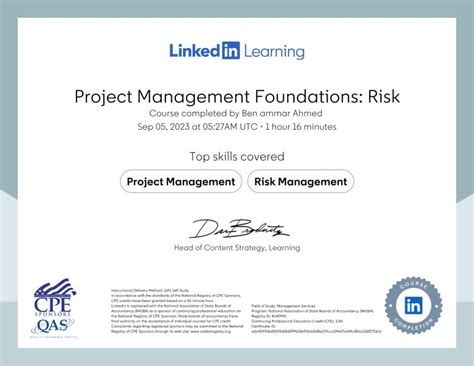 Certificate Of Completion Ben Ammar Ahmed