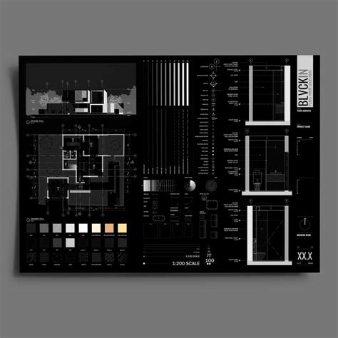 Autocad Template Package Black Edition Free T Etsy Autocad Templates Architecture