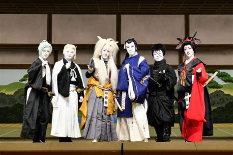 1 新作歌舞伎『刀剣乱舞 月刀剣縁桐』さんはtwitterを使っています 「初日前会見を行いました📷 刀剣男士六振りの 尾上松也さん