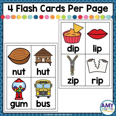 100 Cvc Words Flash Cards Printable Cvc Word Flashcards Kindergarten