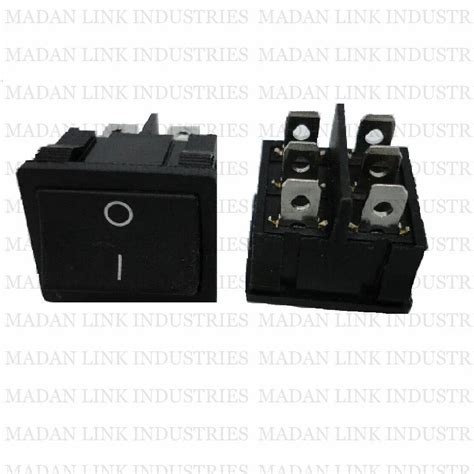 UPS SWITCH BLACK 6 PIN ON OFF At Rs 15 Piece Mini Rocker Switches In New Delhi ID 25432651197