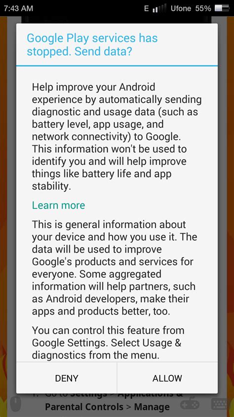 Amazon Fire Phone Google Play Services Stopped Error Android Enthusiasts Stack Exchange