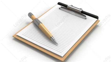 종이와 연필을 사용한 흰색 3d 일러스트레이션의 체크리스트 클립보드 리스 배경 흰색 보드 배경 메모판 배경 이미지 Hd 리스 흰색 보드 메모판 배경 사진 무료