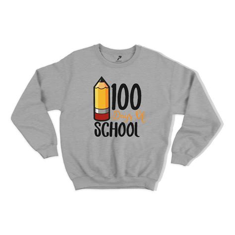 100 Days Of School Sweatshirt D03 Printery