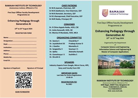 Dr Sangeetha V On Linkedin Dear All Department Of Cse Is Organizing Five Days Offline Fdp On…