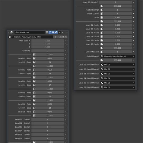 Geometry Nodes Recursive Subdivided Cube Blender 3 0
