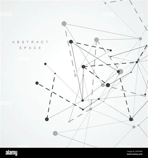Abstract Polygonal Background Connecting Dots And Lines Stock Vector Image And Art Alamy
