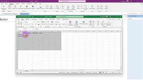 Efficient Table Work In Onenote