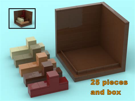 Lego Moc Level 5 Cube Puzzle 5x5x5 Soma Pentomino Würfel By Jimgulz