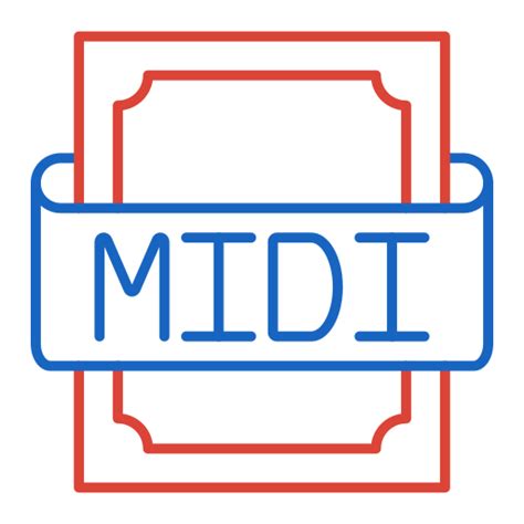 Midi Generic Color Outline Icon