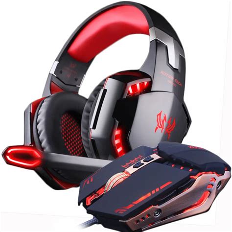 Cheap Price Gaming Headset Stereo Gamer Headphones With Microphone Earphone Gaming Mouse