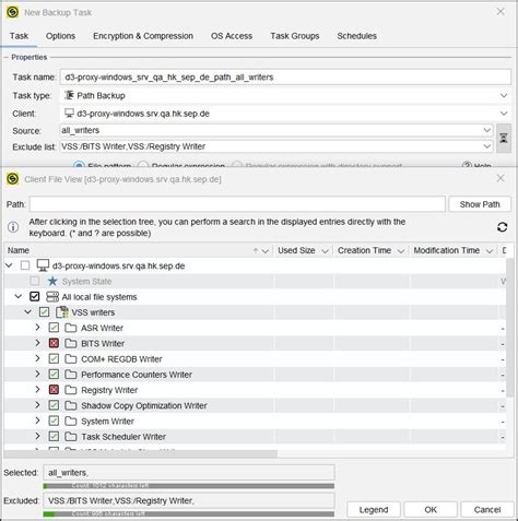 5 1 0sep Sesam Volume Shadow Copy Service Vss For Windows Sepsesam