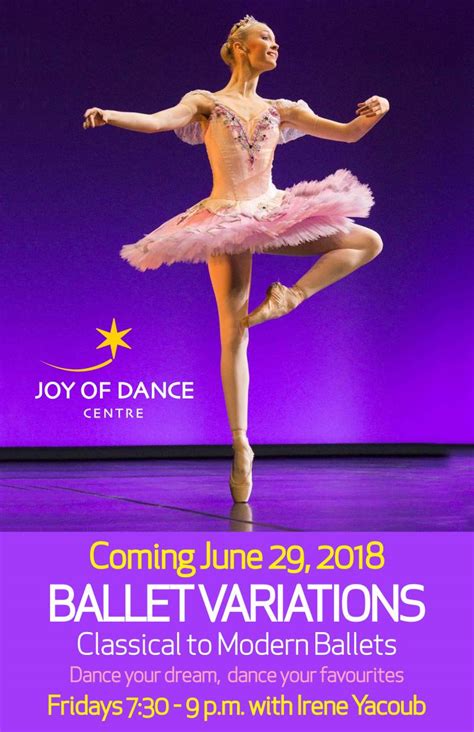 New Class Ballet Variations With Irene Yacoub Joy Of Dance