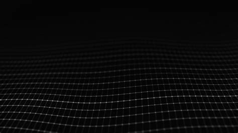 Premium Photo Abstract Dark Background Wave Of Particles Futuristic Blue Dots Background With