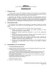 Comprehensive Guide To Babe Internship Program Objectives And Course Hero