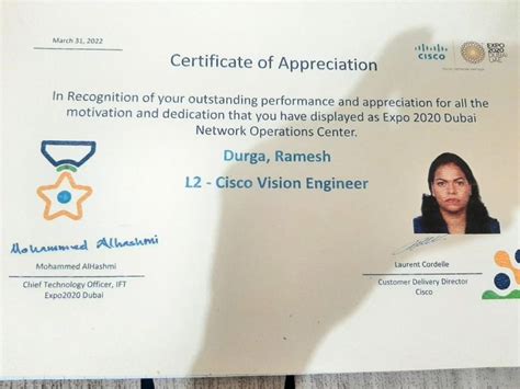 Arun Chiramal On Linkedin Congratulations Durga Cisco Expo 2020 Dubai Durga Ramesh