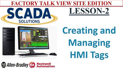 Creating And Managing HMI Tags SCADA TRAINING ROCKWELL AUTOMATION YouTube